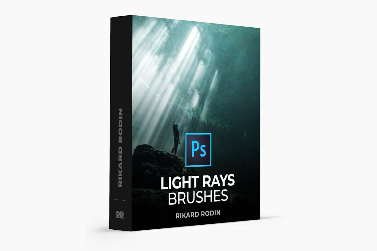 50款逼真尘埃自然光灯光背景图片PS笔刷素材套装 Rikard Rodin - Light Rays and Photoshop Brushes