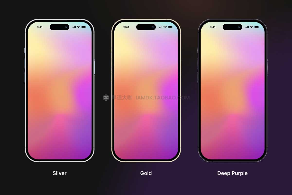 极简苹果iPhone 14 Pro手机样机figma设计素材模板 iPhone 14 Pro Figma MockUp Template