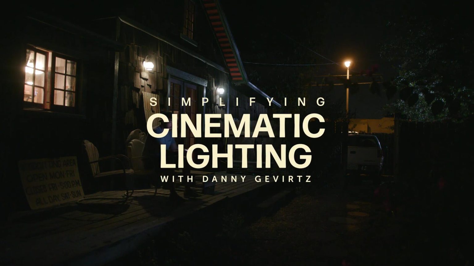 大神课程 专业商业电影纪录片摄影场景灯光照明布局视频课程 Moment – Simplifying Cinematic Lighting ...