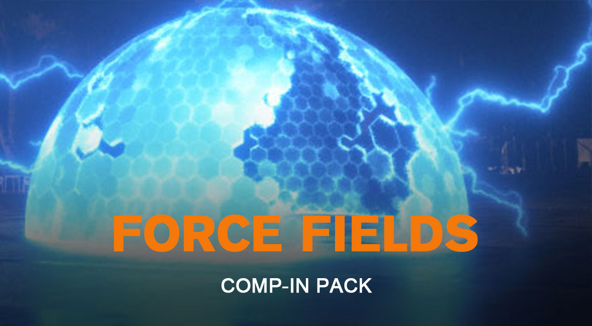 34组科幻魔法防护罩能量防护盾力场合成特色4K视频素材 Production Crate - Magic Powers Force Fields