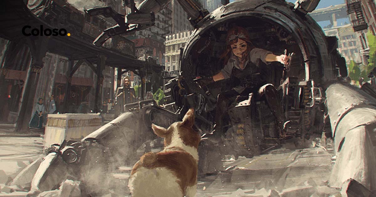 [独家AI翻译] Photoshop PS漫威游戏概念人物角色手绘插画绘画课程 中文字幕 Coloso – Create Concept Art Using Your Character’s ...