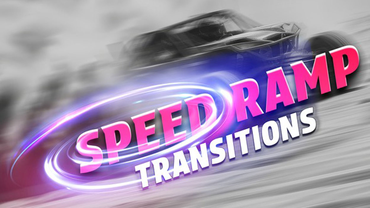 AE模板 10组汽车摩托车赛车速度斜坡过渡动态特效包 Speed Ramp Transition Presets By refinality