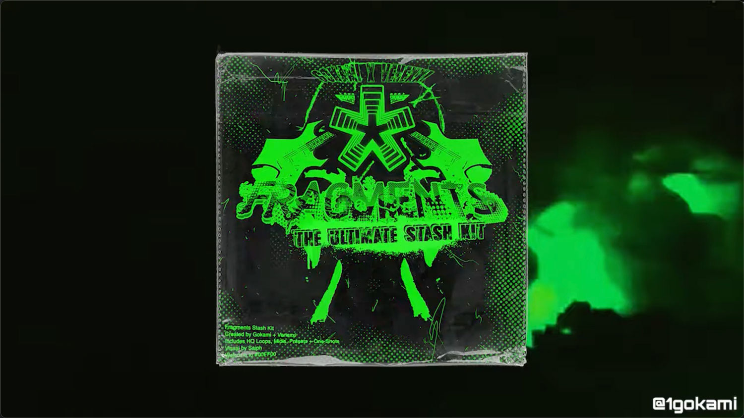 51组嘻哈重金属重低音架子鼓打击乐小军鼓音效素材包 Venexxi Fragments Drumkit WAV-FANTASTiC