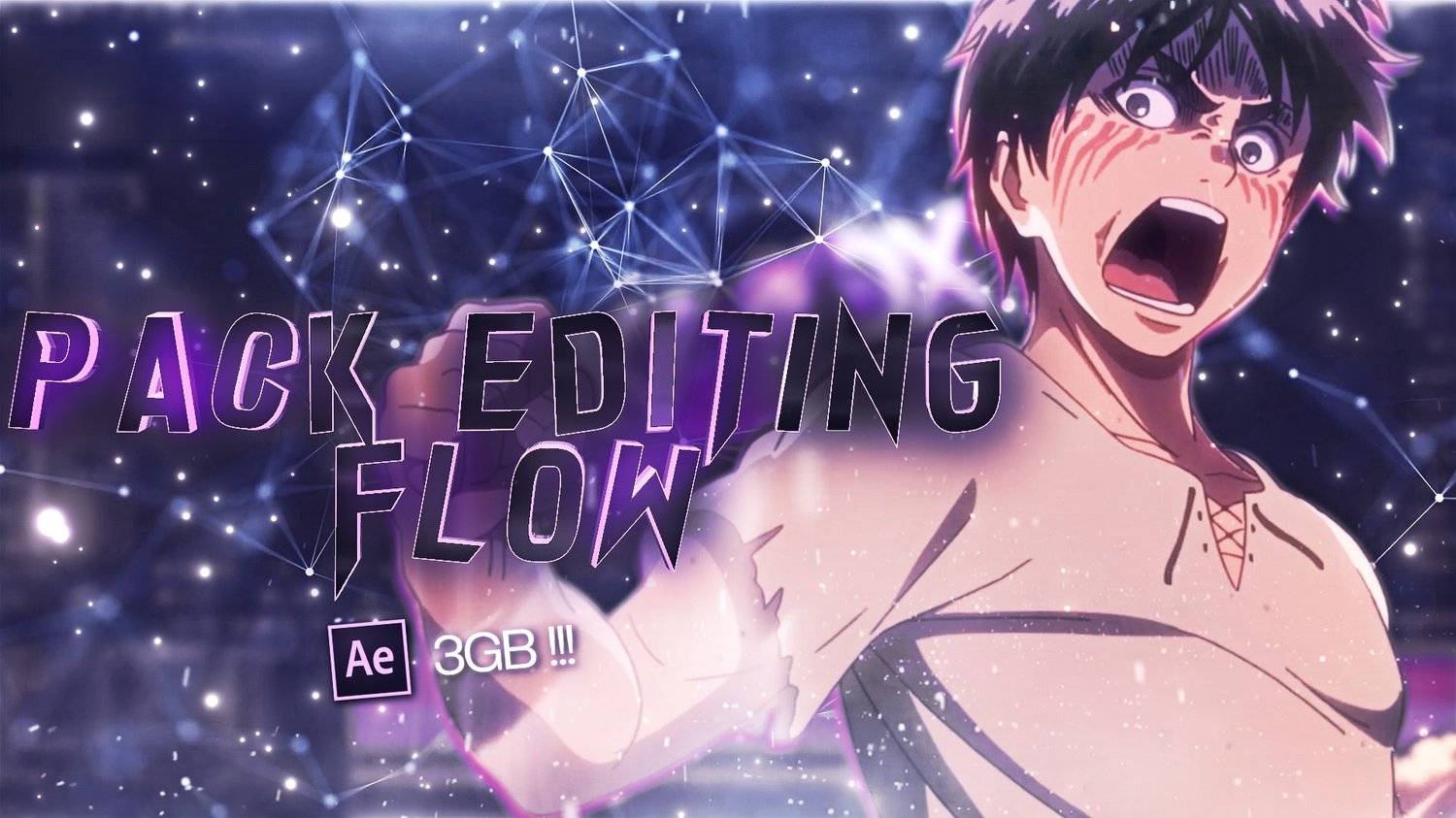 PACK EDITING [FLOW] 摇晃Flow风格动漫动画剪辑叠加层AE预设素材包